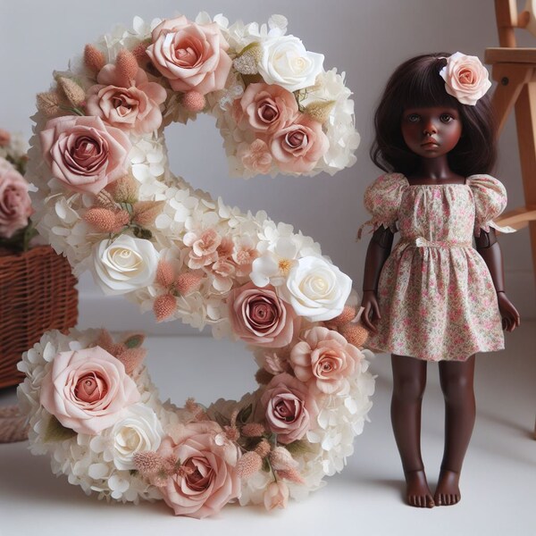 Flower Letters - Etsy
