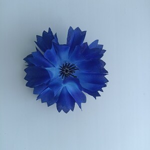 Artificial Cornflowers Bachelor Button Heads Flowers 6 Set Royal Blue ...