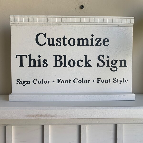 Handmade Wood Sign - Etsy