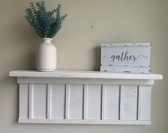 Farmhouse Rustic Shelf - Etsy