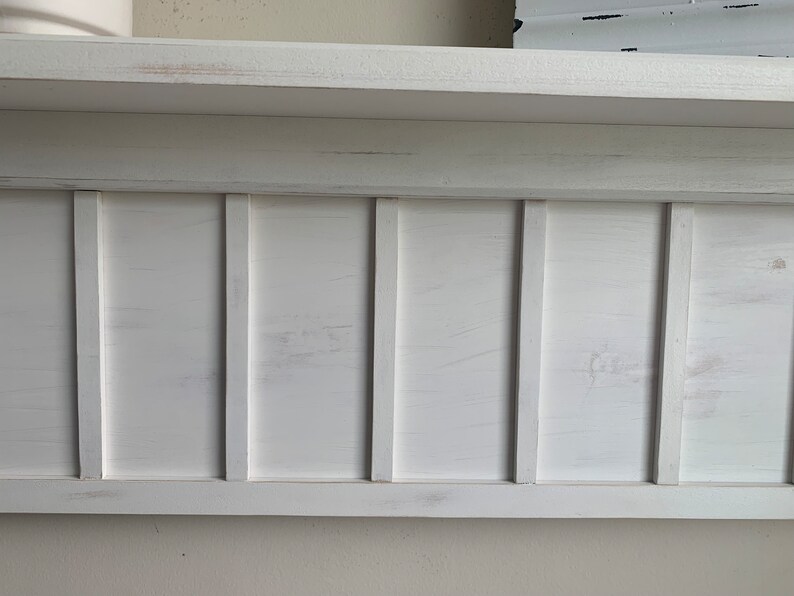 Wainscoting Shelf/rustic Wall Shelf/cottage Wall - Etsy