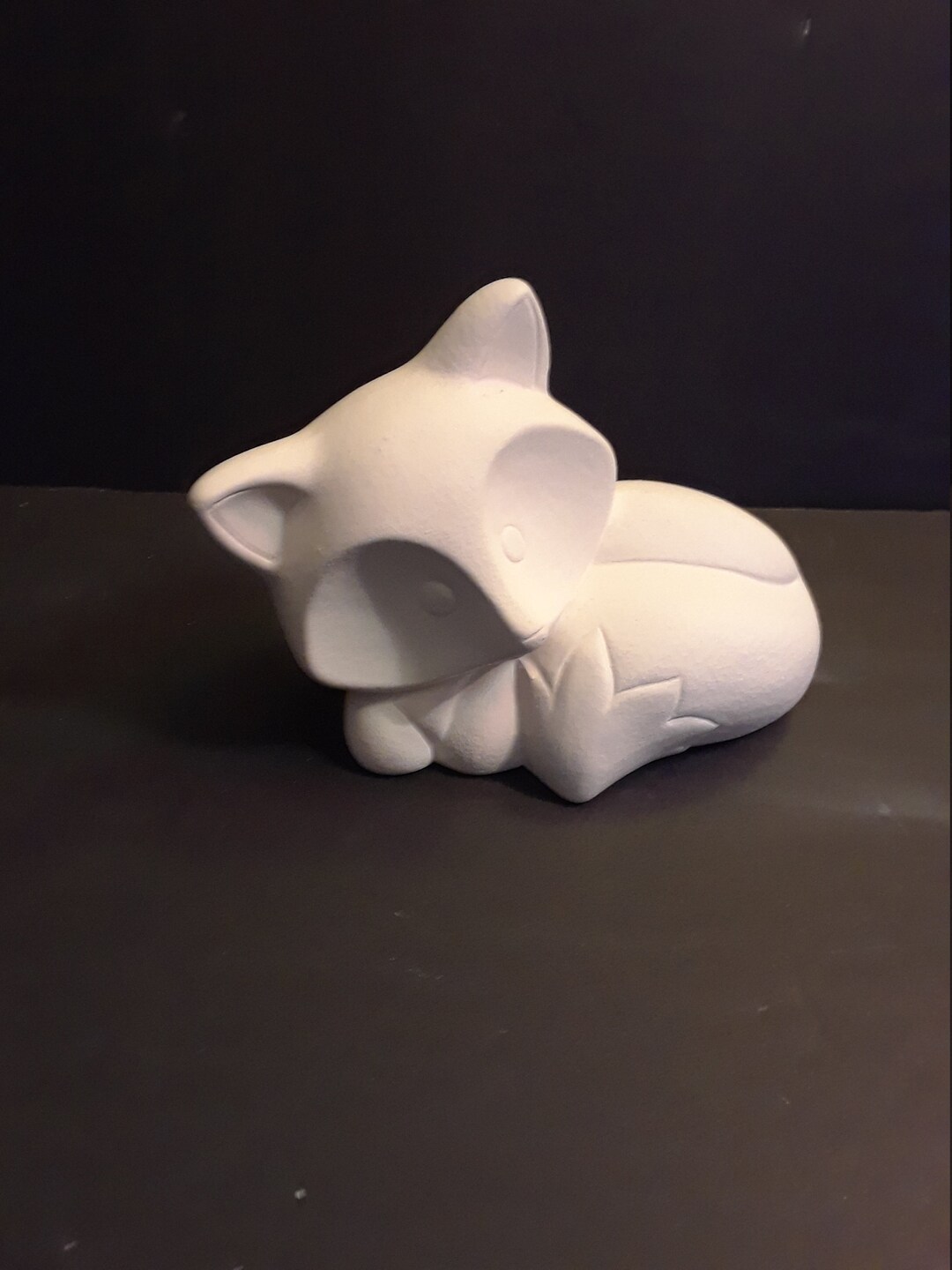 Small Sly Fox 4" Tall 5.5"wide Ready to Paint Ceramic Bisque - Etsy