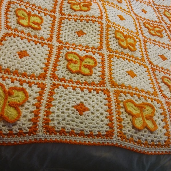 Butterfly Afghan Pattern - Etsy