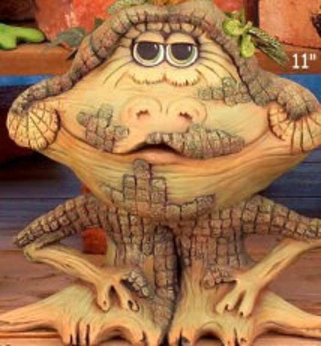 Froggy Planter 10" Tall Ready to Paint Ceramic Bisque - Etsy