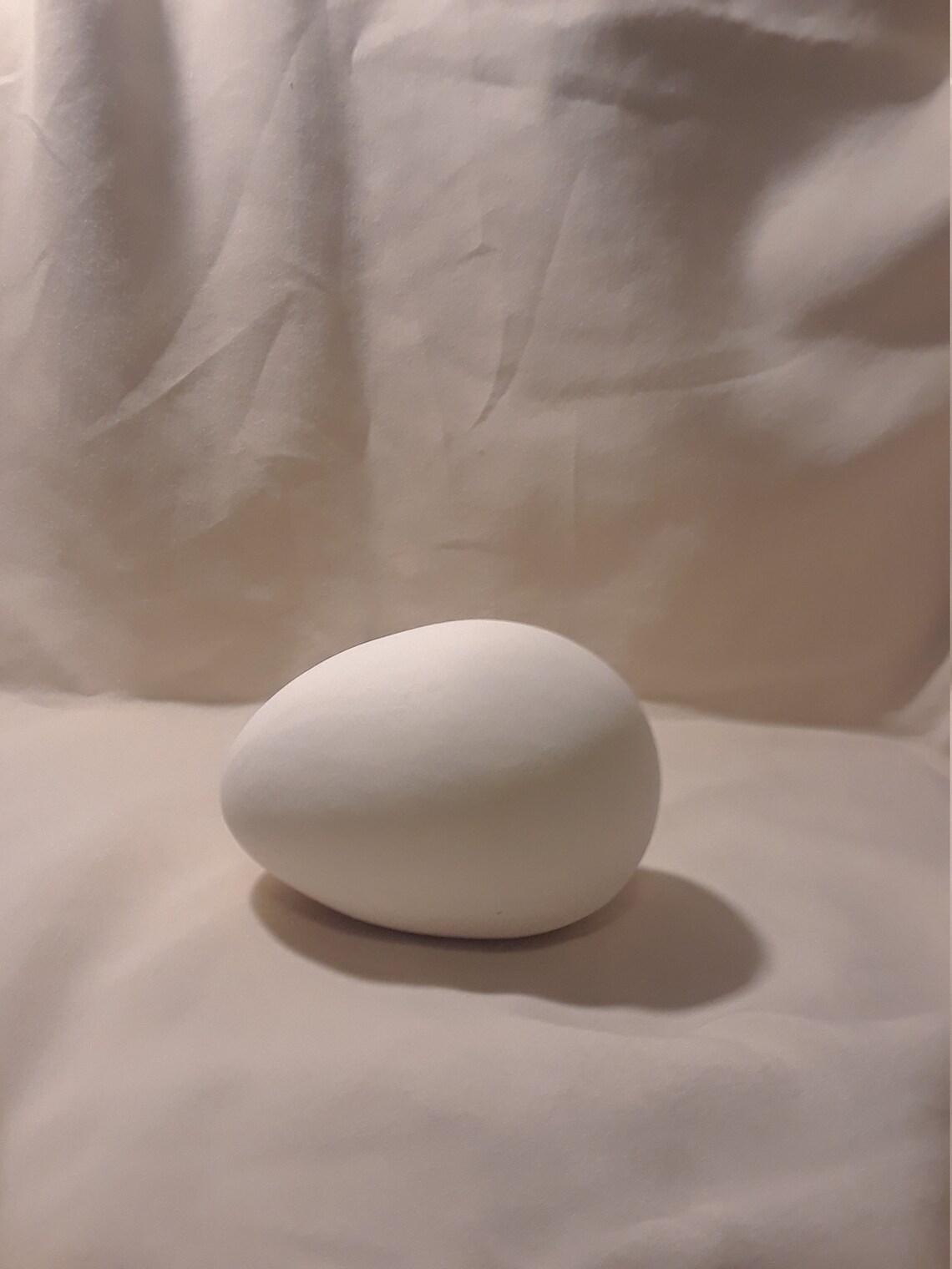 Large Egg Laying Down 4" Tall 5.25" Long Ready to Paint Ceramic Bisque ...