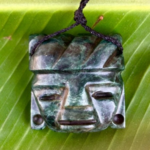 Extra LARGE Genuine Mexican JADE Hand Carved Face - Etsy