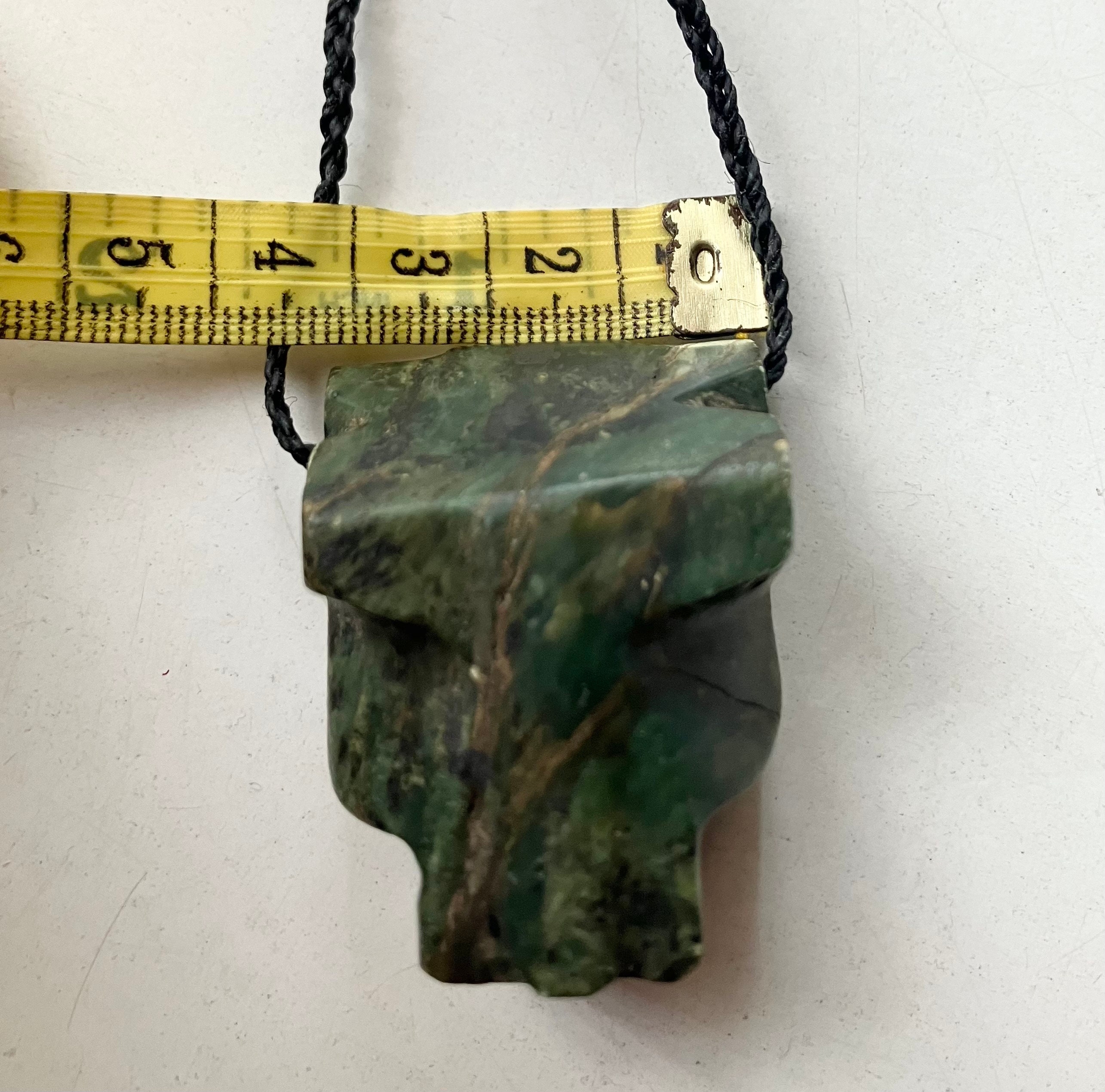 Beautiful Large Peace Mexican Jade Handcarved Jaguar Pendant - Etsy