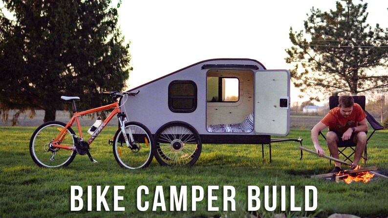 Bike Camper Trailer Build Dimensioned Plans and Detailed - Etsy
