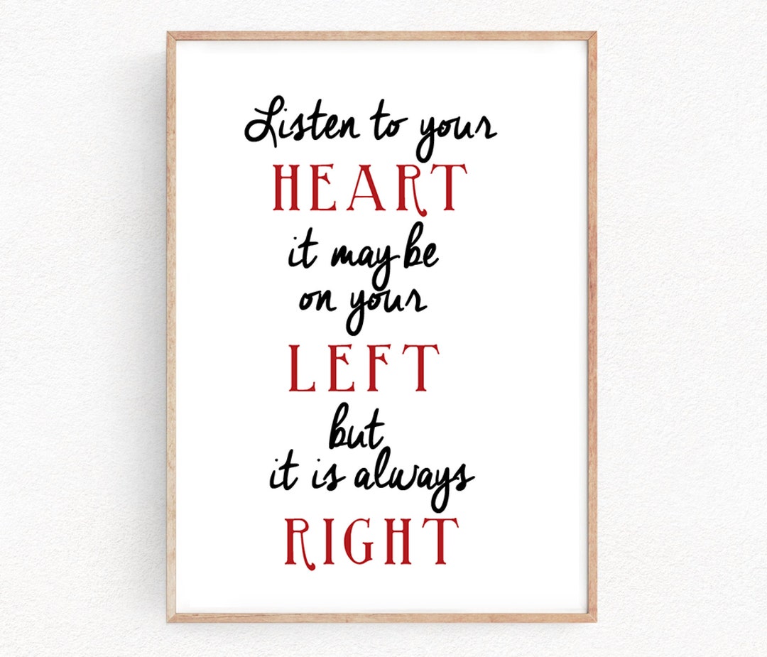 Inspirational Phrase Poster Quote Art Typographic Quote Wall Decor ...