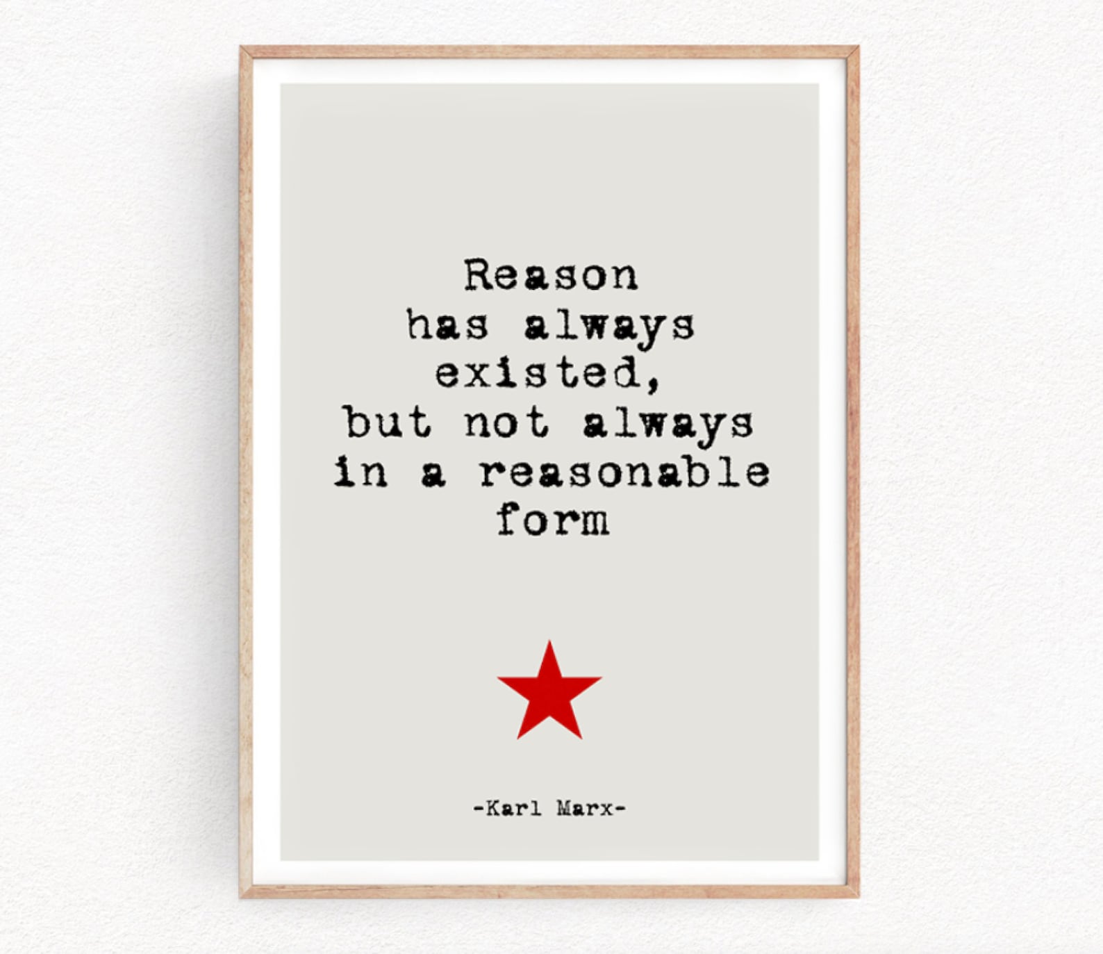 Marx Quote Print Karl Marx Poster Philosopher Prints Marx Manifesto ...