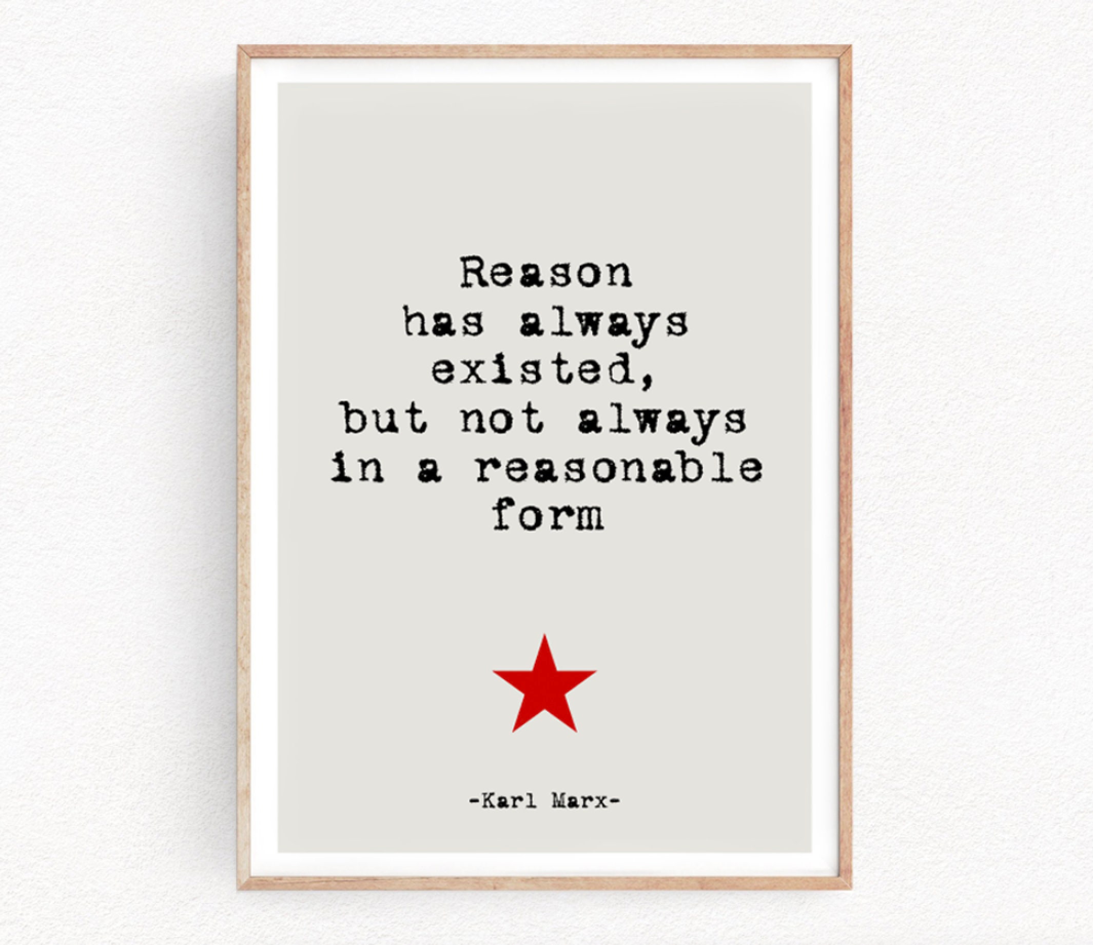 Marx Quote Print Karl Marx Poster Philosopher Prints Marx Manifesto ...