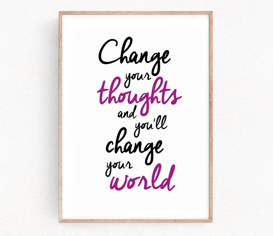 Motivational Poster Typographic Art Print Inspirational Quote Wall ...