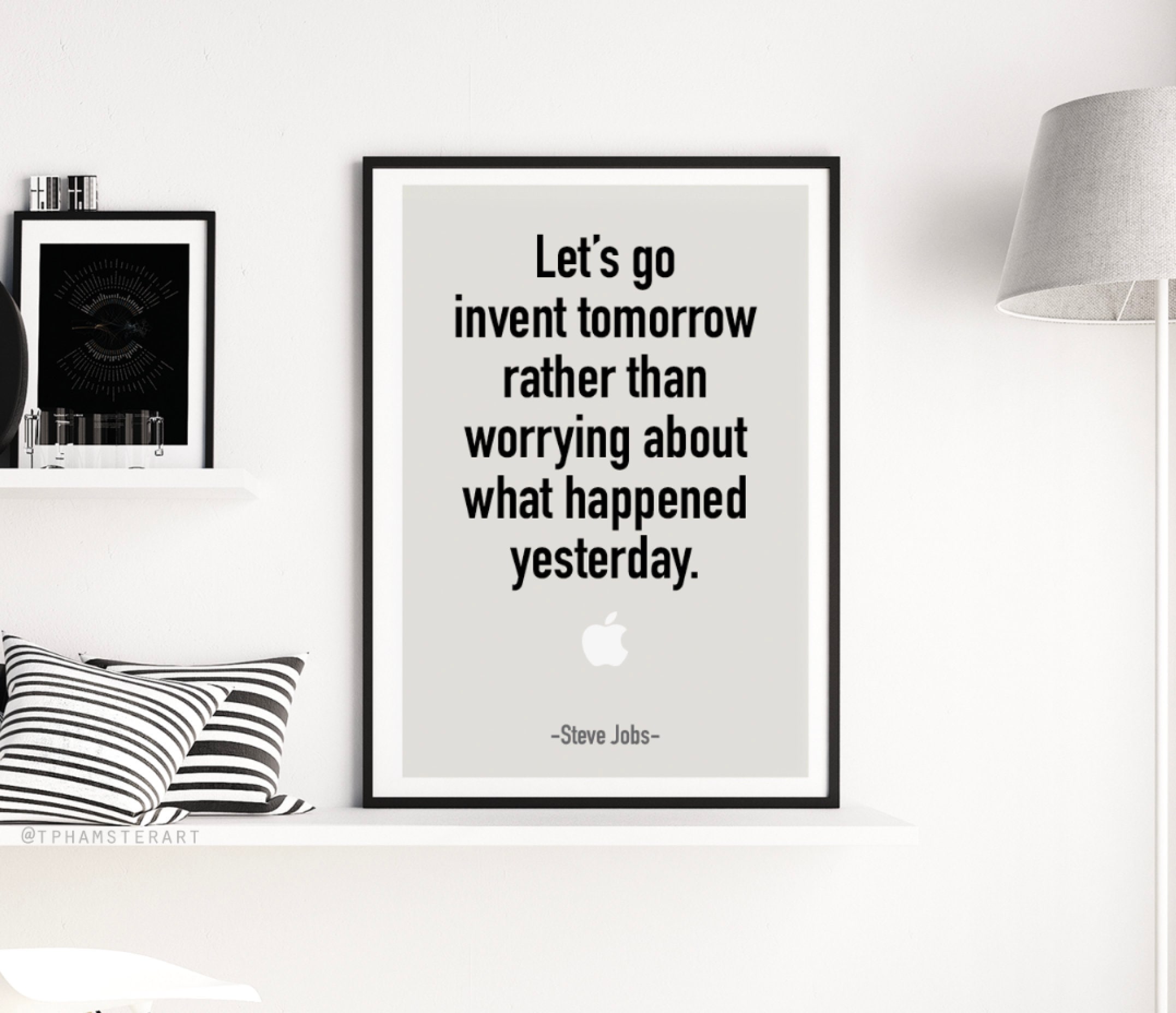Steve Jobs Quote Prints Jobs Poster Quotes Inspirational - Etsy