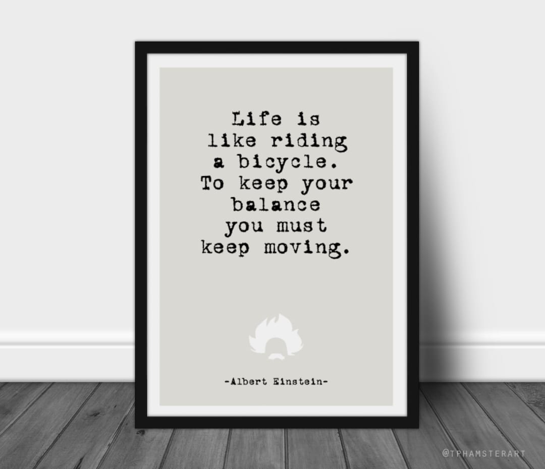 A. Einstein Quote Print Einstein Poster Reader Gift Poster Literary ...