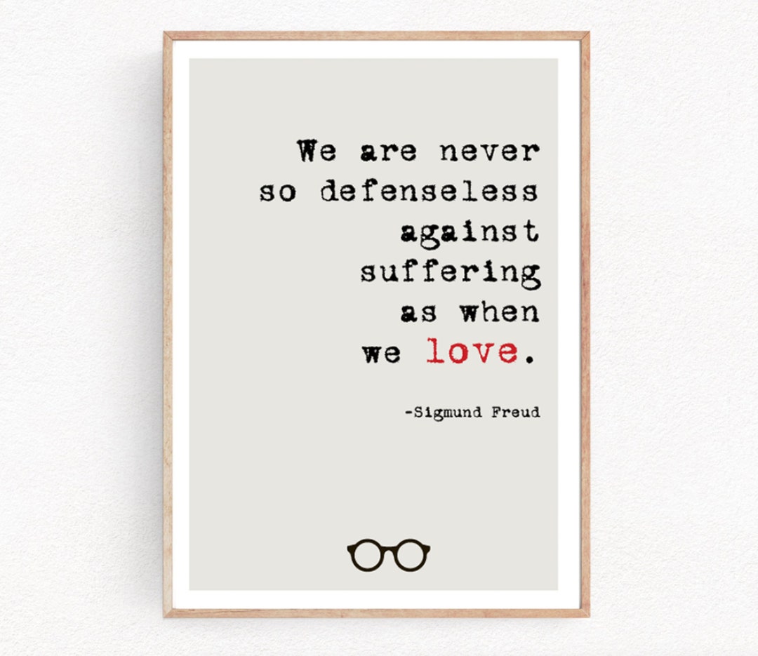 Freud Quotes Print Sigmund Poster Psychology Art Print Wall Decor Gift ...