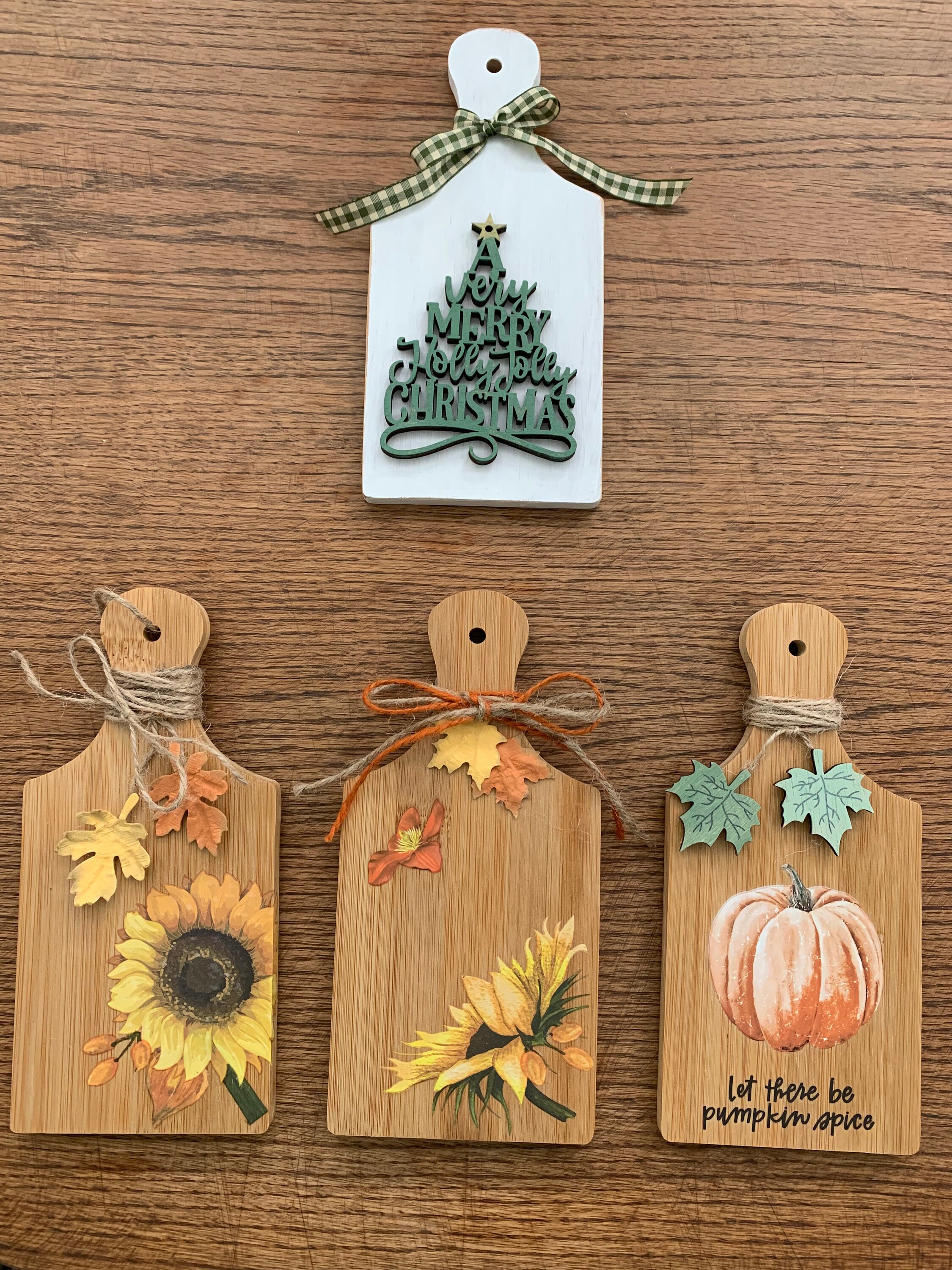 Mini Board Board Decorated With Seasonal Themes 7.5 X 3.5 - Etsy