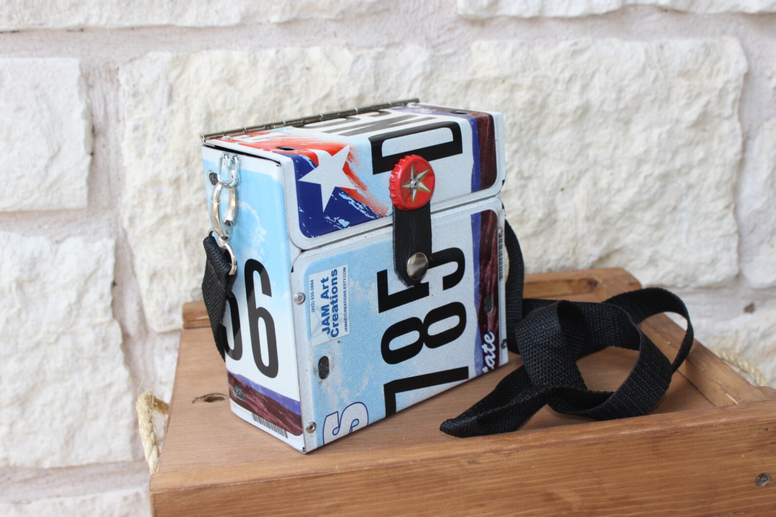 Texas License Plate Purse Unique | Etsy