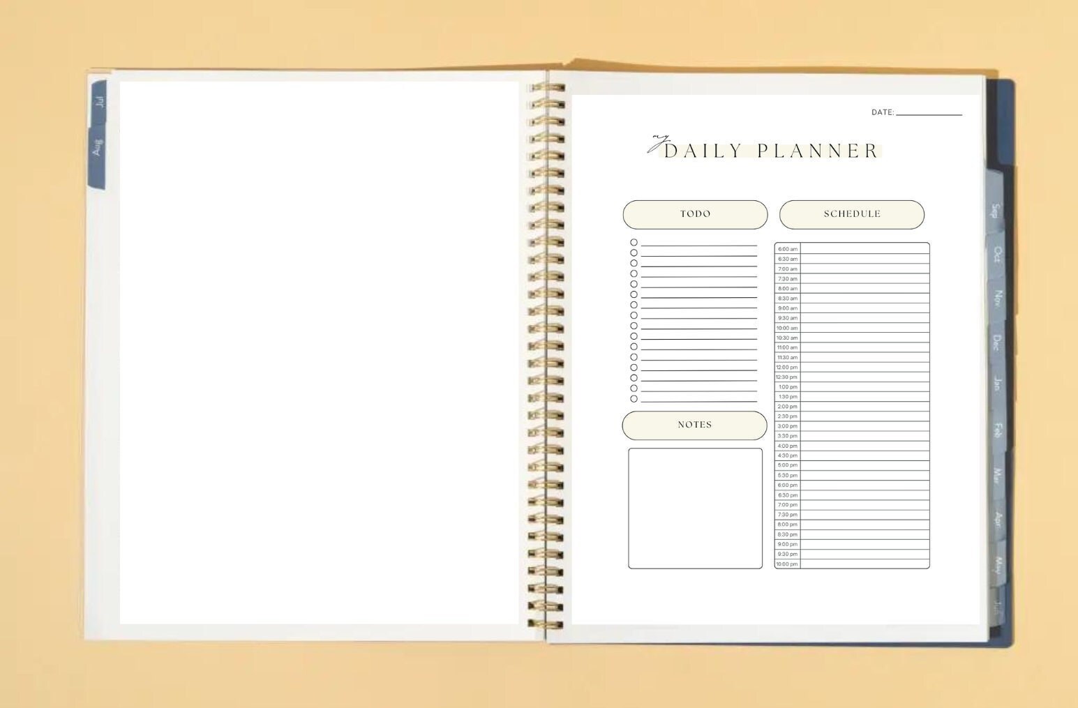 Customizable Digital Daily Planner - Etsy