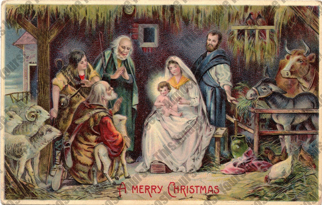 Christmas, Nativity Scene, Merry Christmas, Collection, Holiday ...