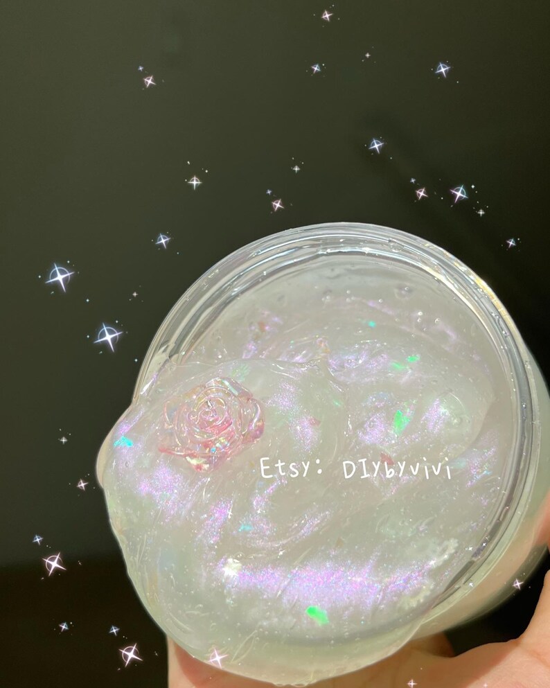 Beautiful Glitter Slime Colorful Slime Colorful Clear Slime - Etsy
