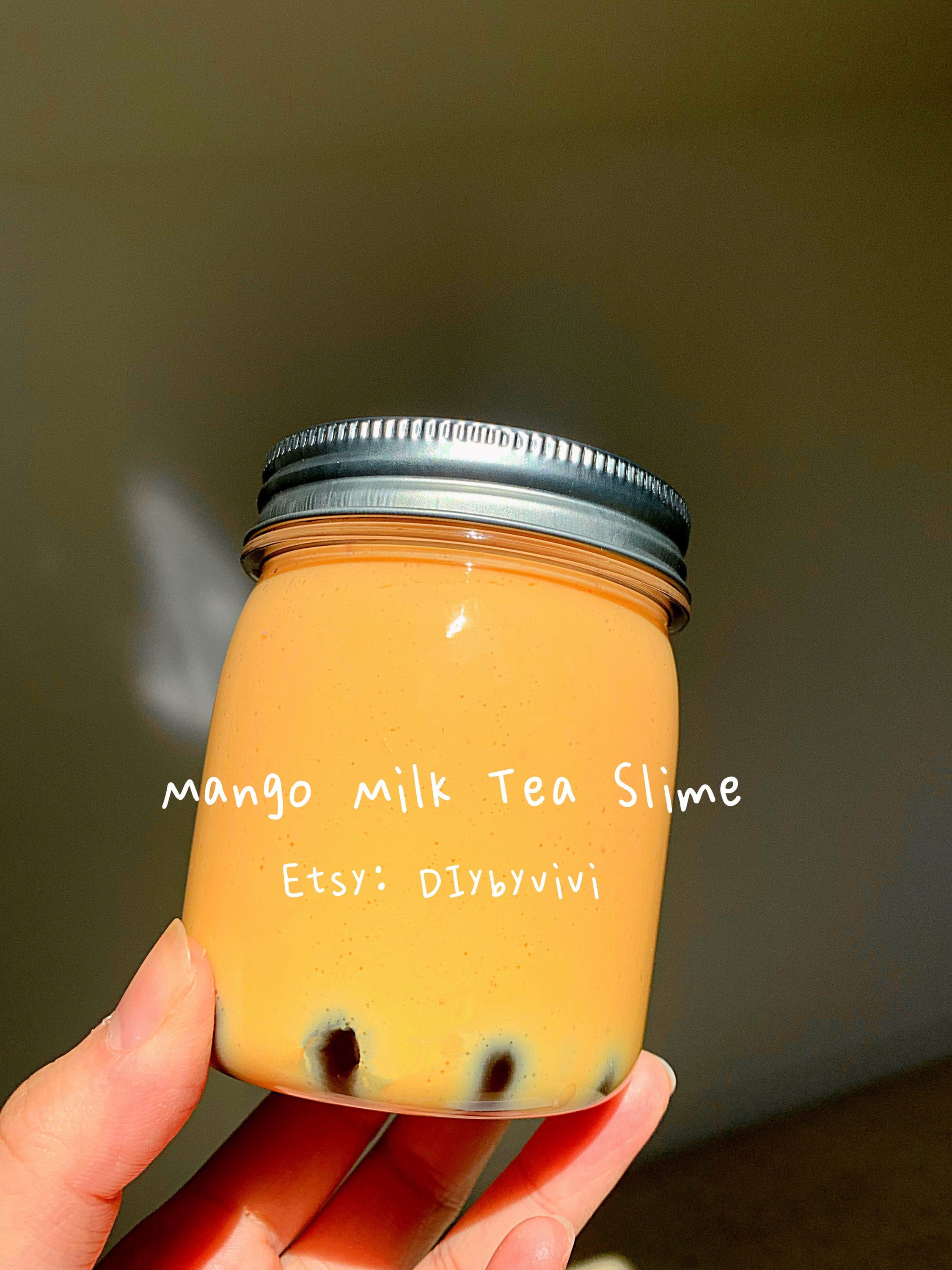 Pick Your Boba Milk Tea Slime Thick and glossy slime Smooth | Etsy