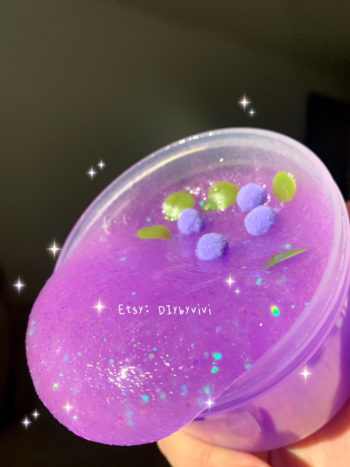 Clear Jelly Grape Juice Slime Purple Glitter Slime Slime - Etsy