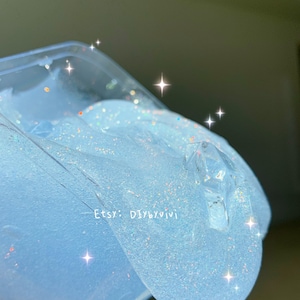 Fantasy Icey Slime Blue Scented Slime Clear Slime Scented Slime Glitter ...