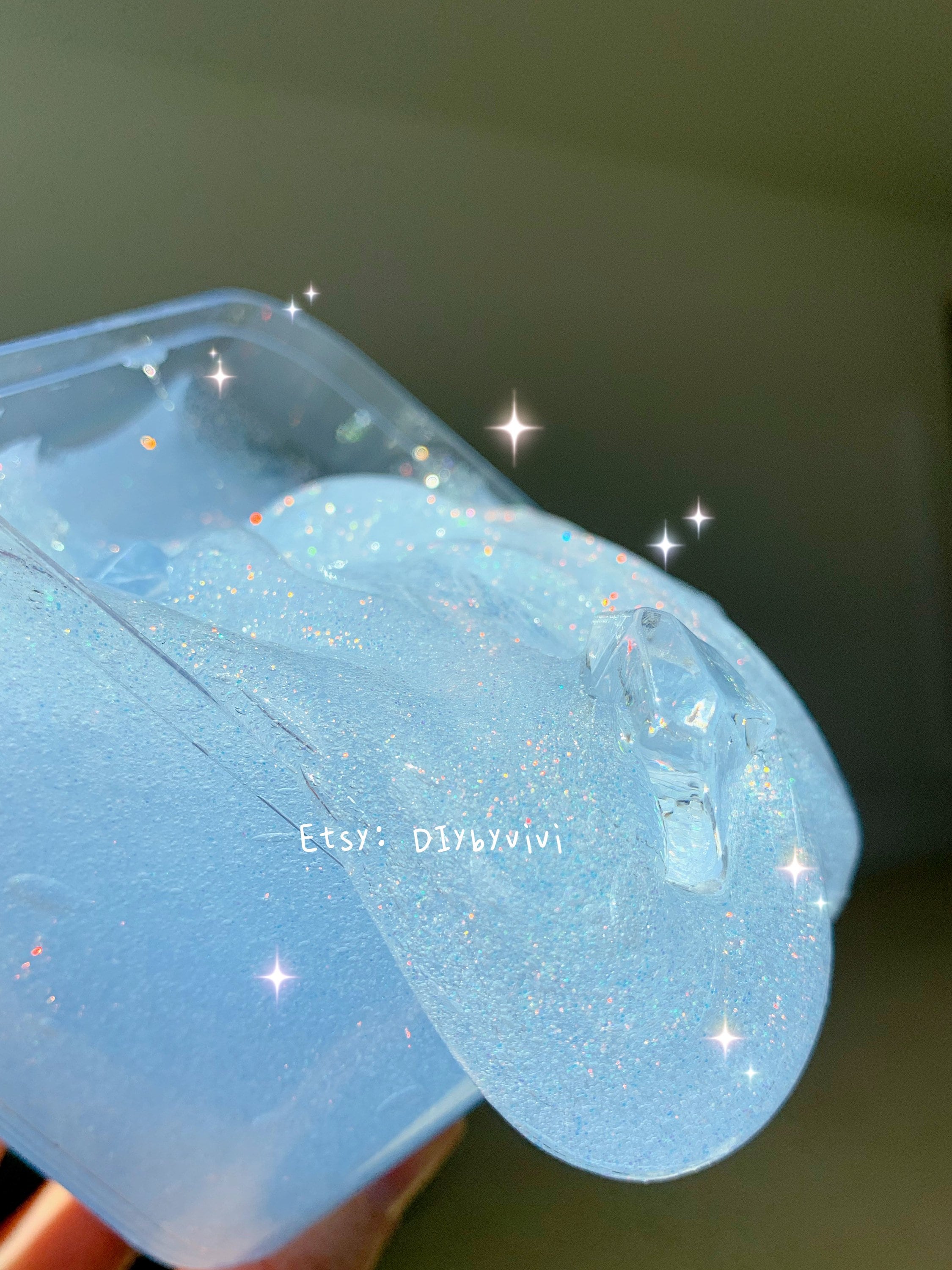 Fantasy Icey Slime Blue Scented Slime Clear Slime Scented - Etsy