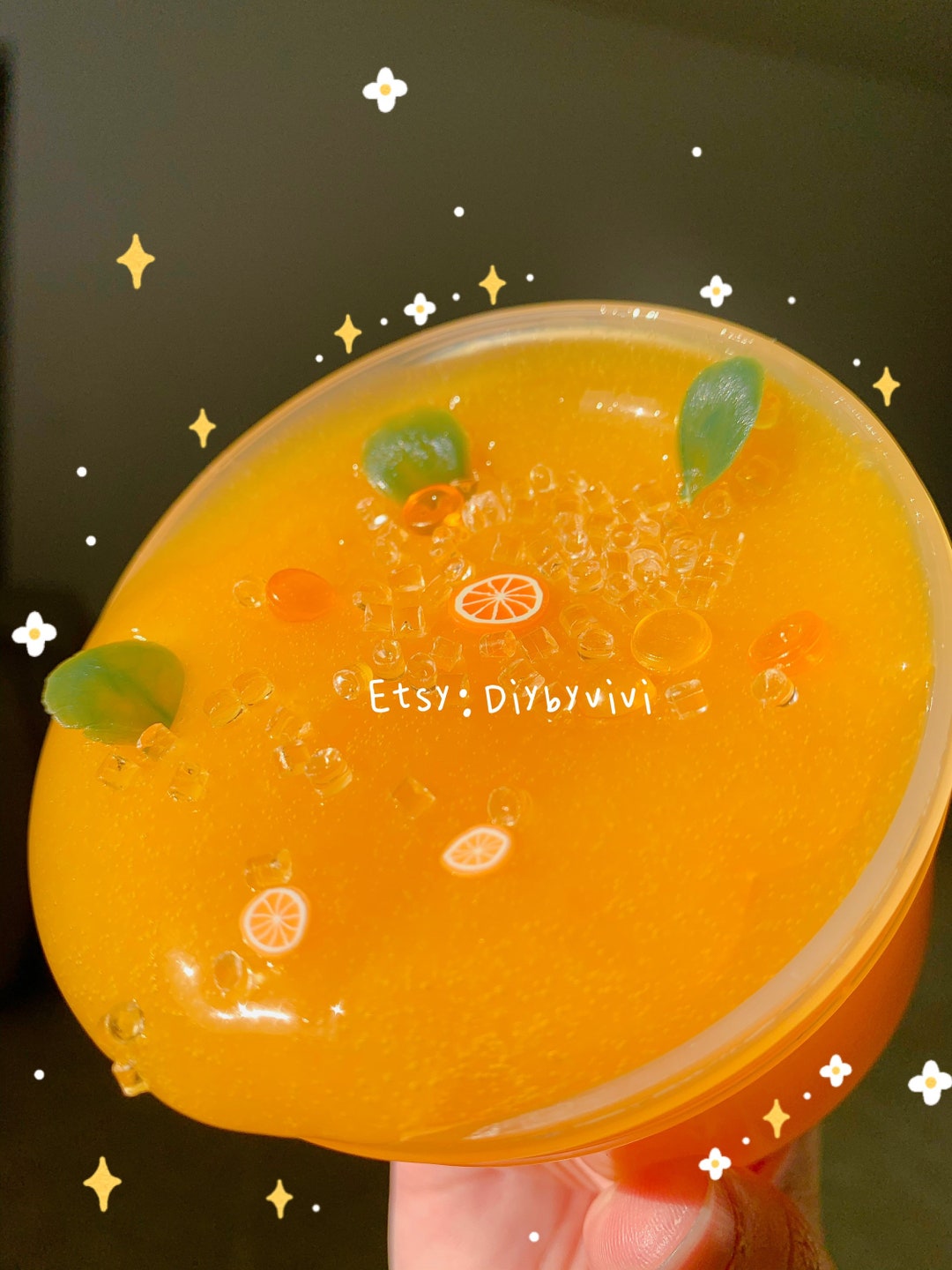 Orange Juice Slime Orange Slime Clear Slime Clear Slime Popular Slime ...