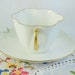 Shelley White Dainty Cup and Saucer - Etsy Canada