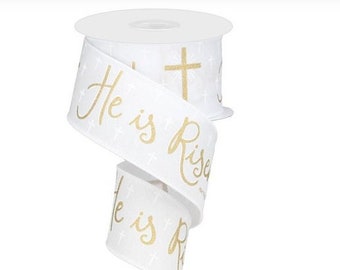 Ribbon With Cross | Etsy