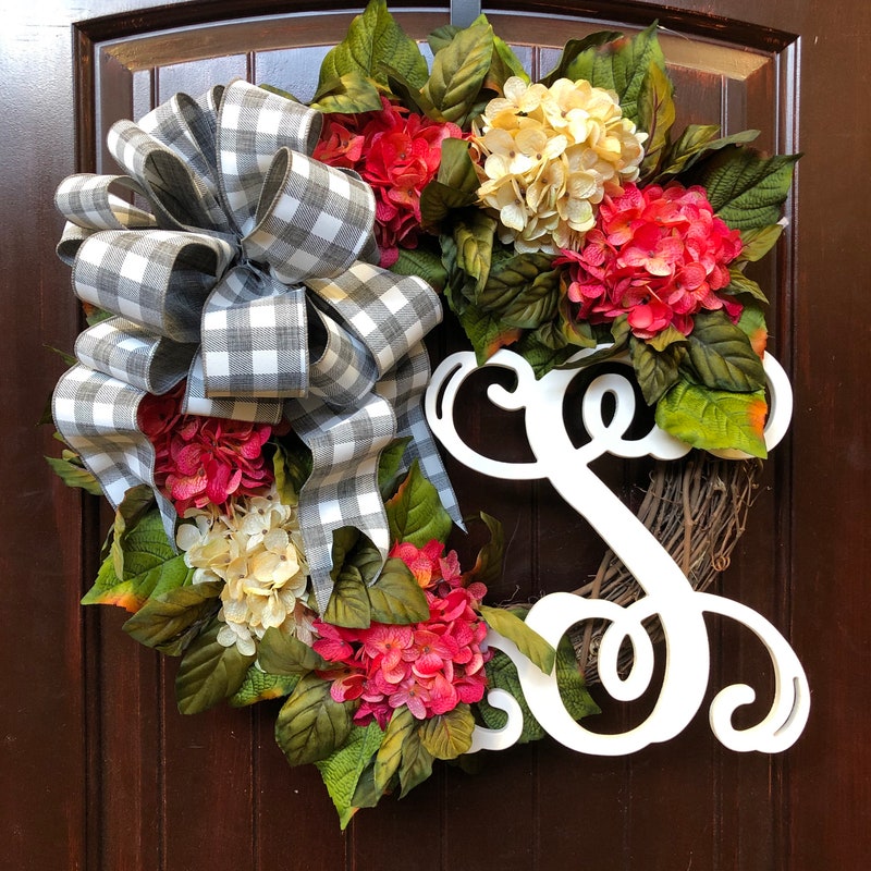 Letter Wreaths - Etsy
