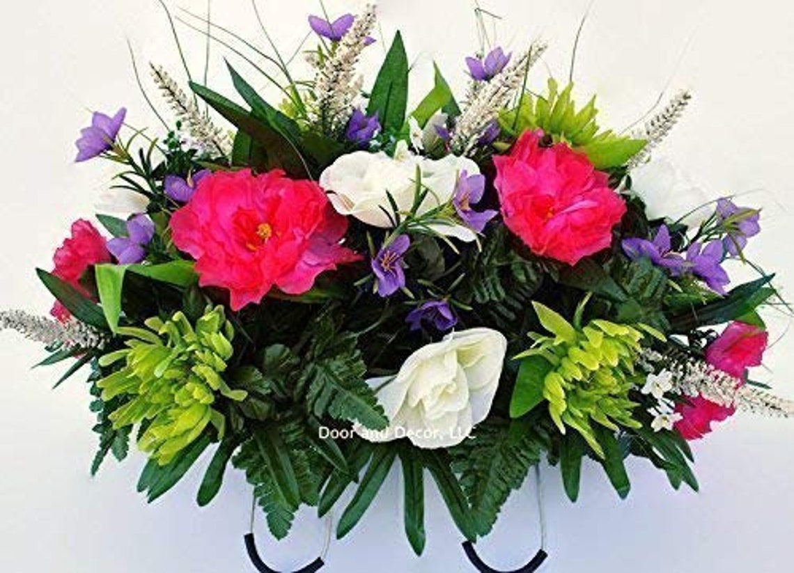 Spring Cemetery Flowers for Headstone and Grave - Etsy