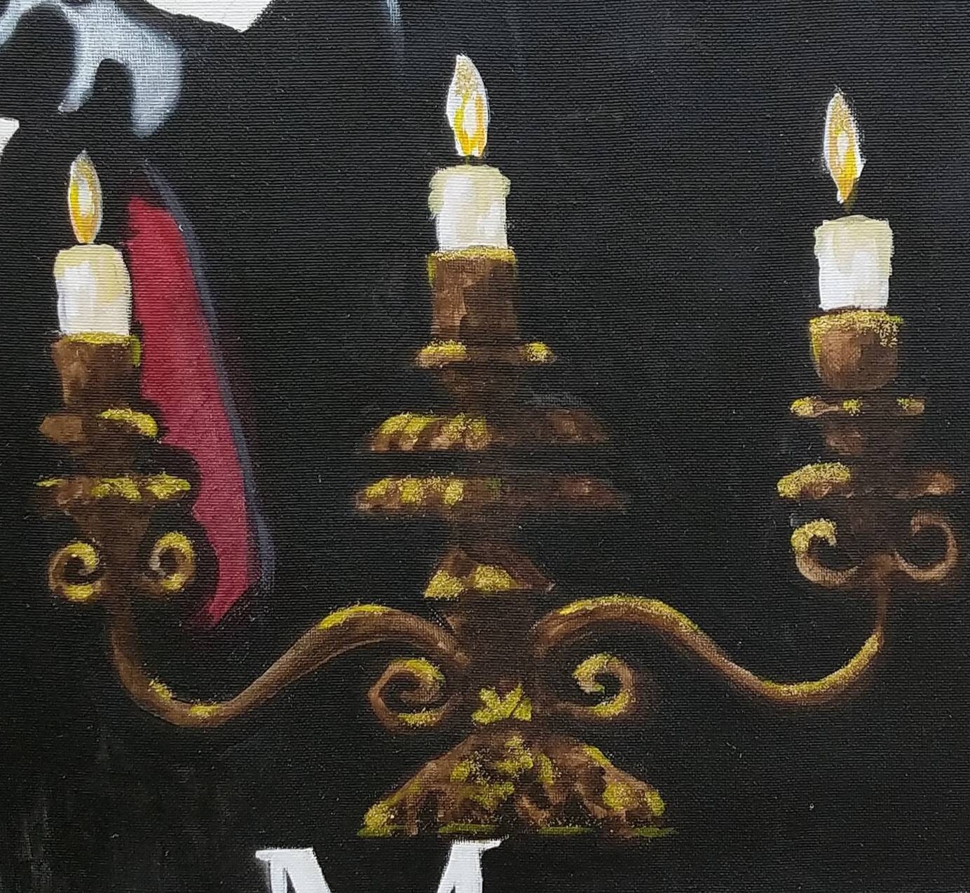 Large Dramatic Wall Art ,room Focal Point , Ready to Hang,sofa Size ...