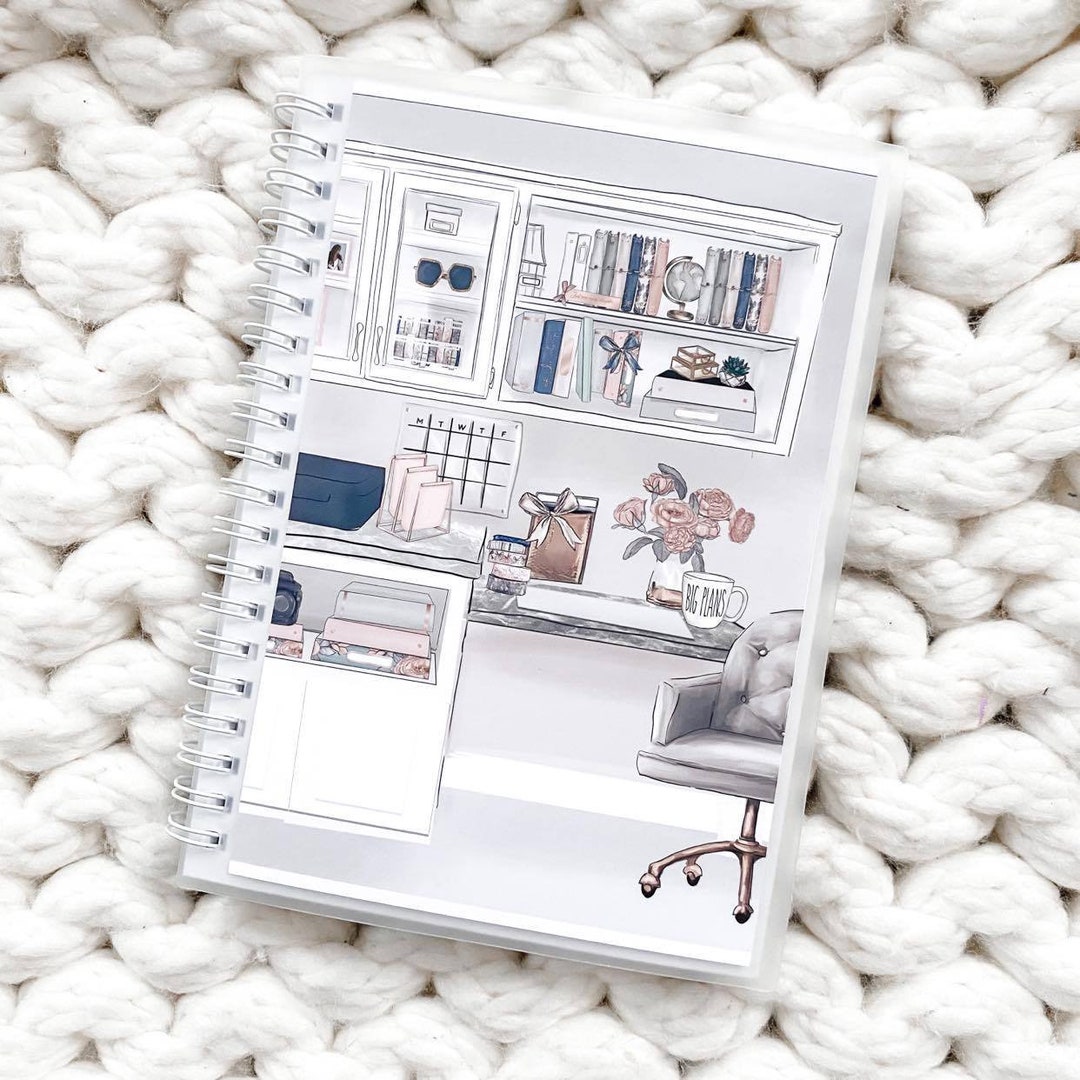 Planner Desk Reusable Sticker Book 50 Pages Storage System Samantha Mae ...