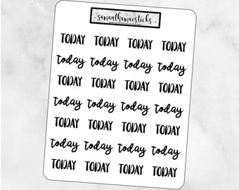 PAY BILLS Lettering Script Words for Use With Erin Condren | Etsy