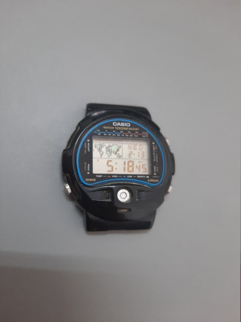 Two Vintage Casio TS 100 Digital Watches - Etsy UK