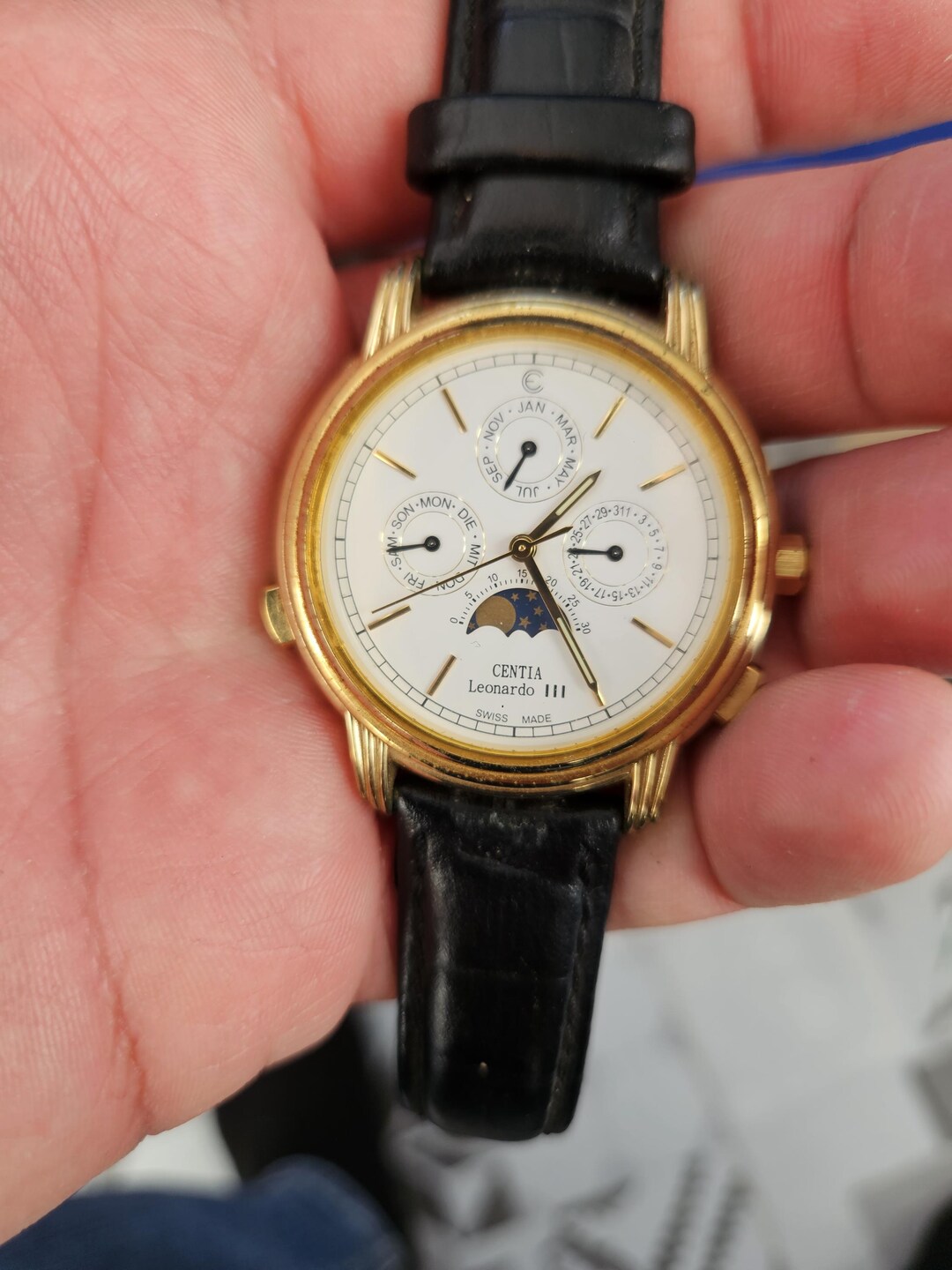 Amazing Centia Leonardo III Moonphase Watch - Etsy