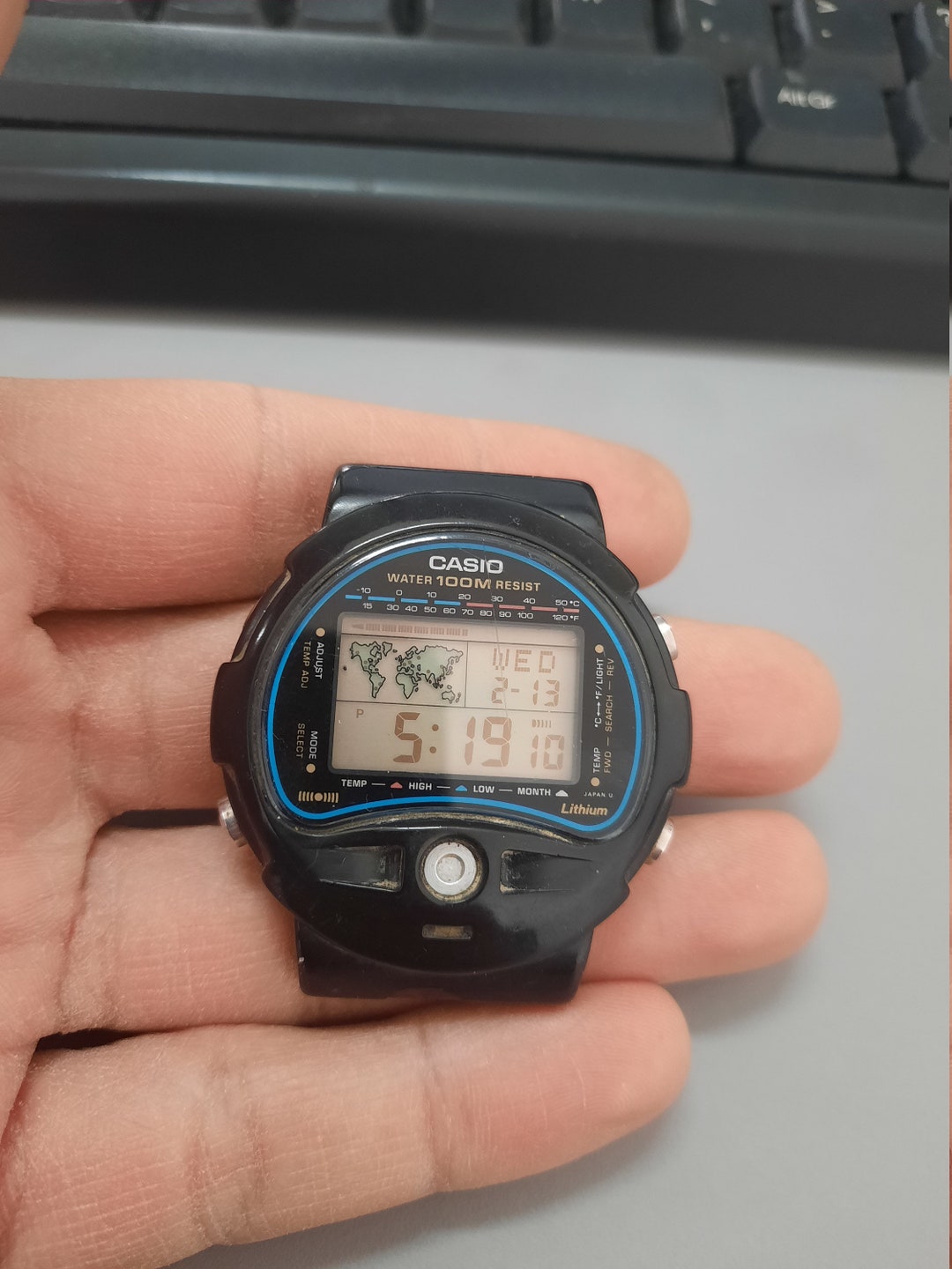 Two Vintage Casio TS 100 Digital Watches - Etsy