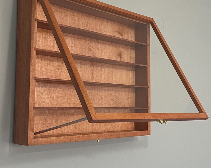 Solid Wood Display/collectible/cabinet - Etsy