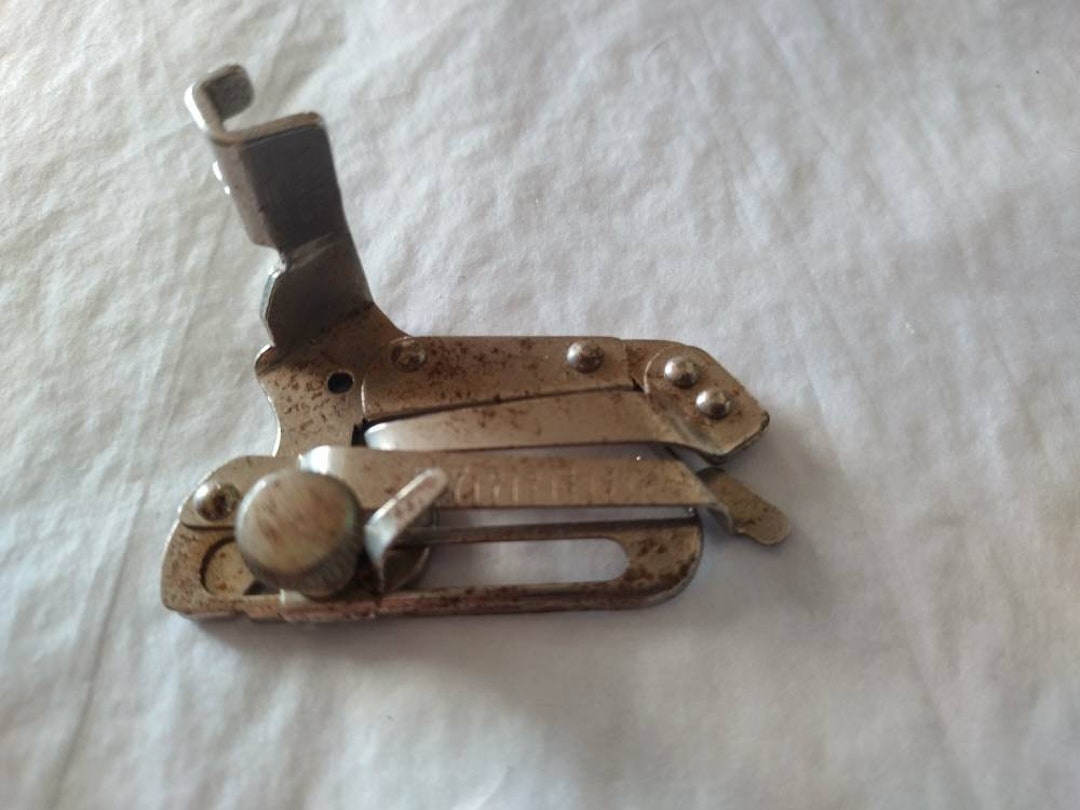Antique Vintage Simanco Sewing Machine Part #35931 Adjustable Hemmer ...
