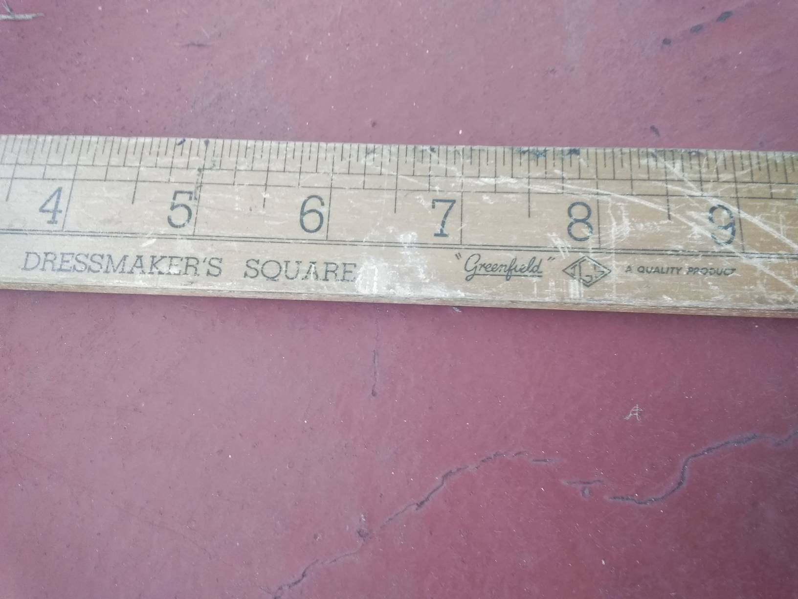 Vintage Dressmakers Square Full Scale wooden Greenfield DM | Etsy