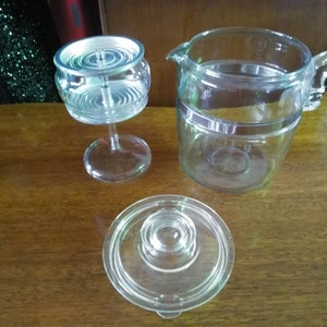 Pyrex Coffee Percolator 7759 Complete Stovetop Flameproof 9 Cup 1960 ...
