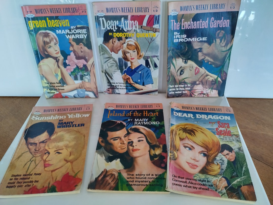 6 Vintage Early 60s Pulp Romance Magazines Woman's Weekly Fleetway ...