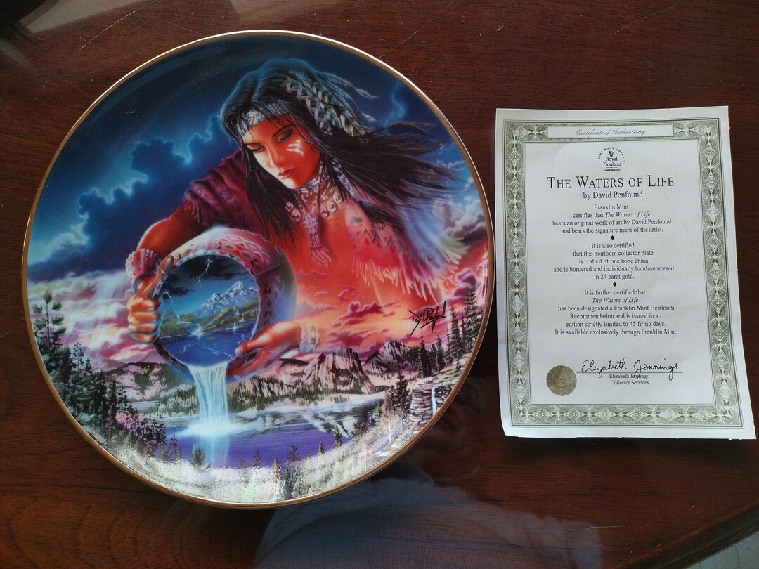 The Waters of Life Collectors Plate Limited Edit Heirloom Series Signed ...