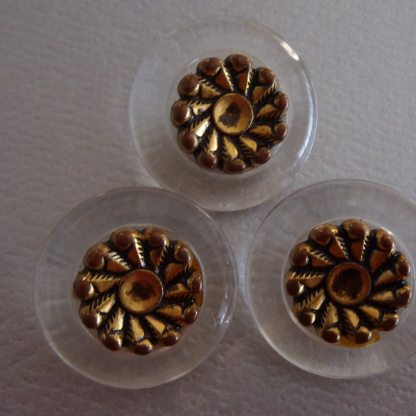 Clear Lucite Buttons - Etsy