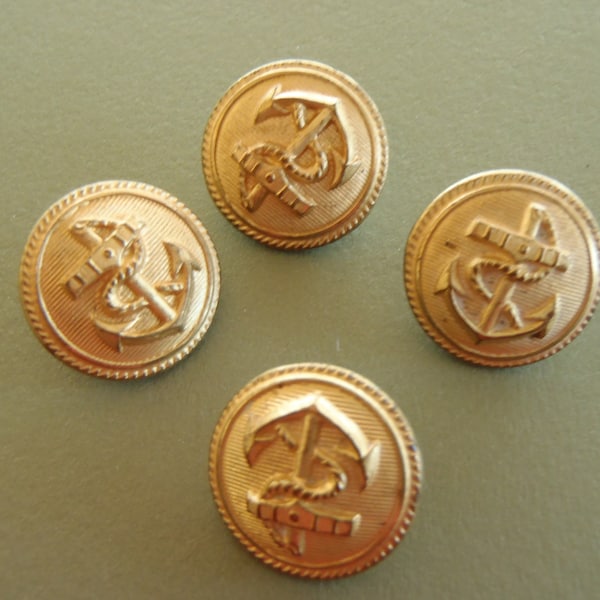 Gold Metal Buttons - Etsy