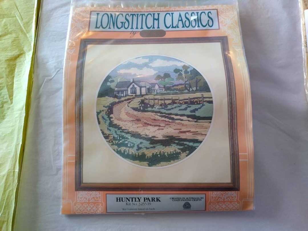 Long Stitch Semco Kit 325519 Huntly Park 29cm Round Unstarted 50x50cm ...