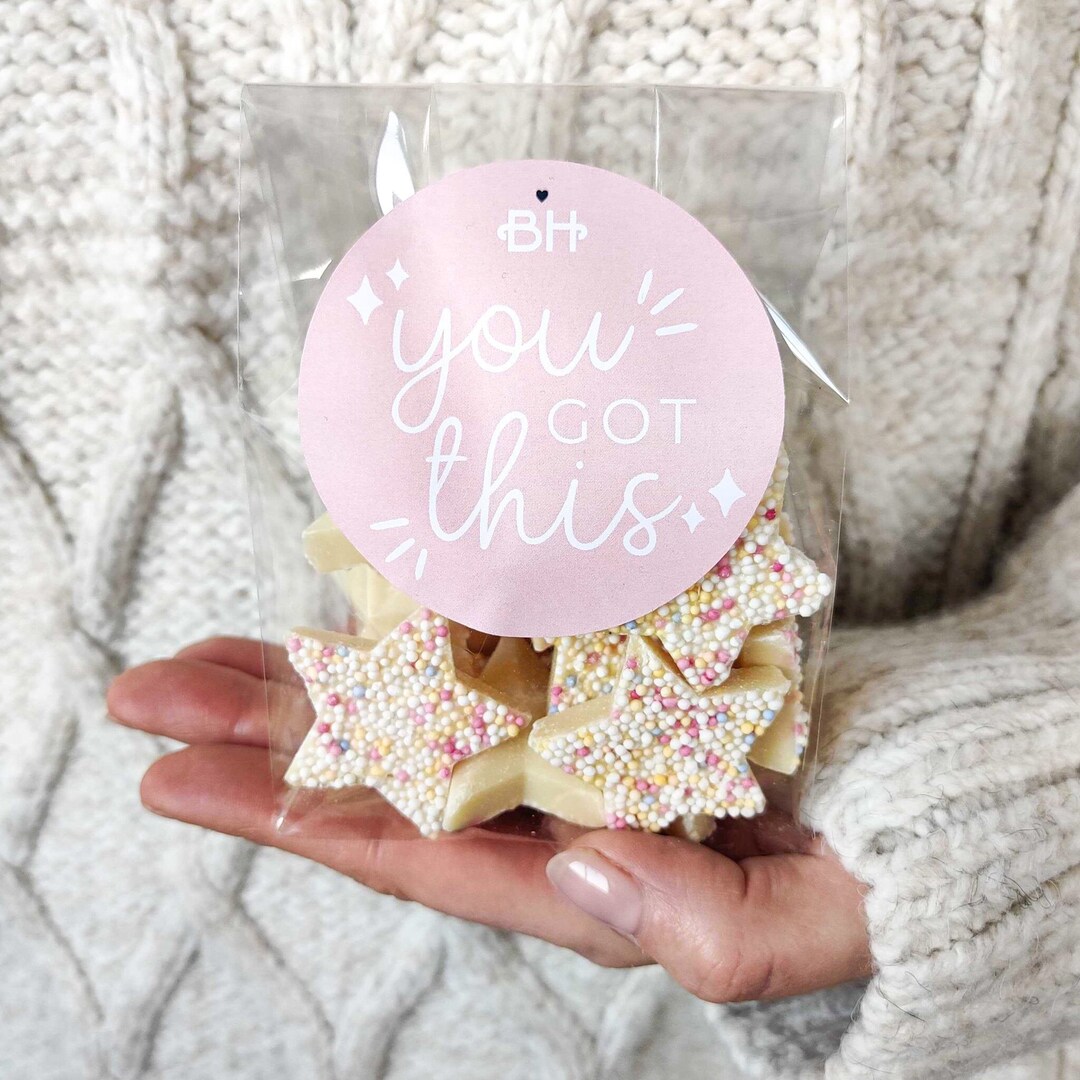 Choose Your Message White Chocolate Star Sweets // Snowies, Jazzies ...