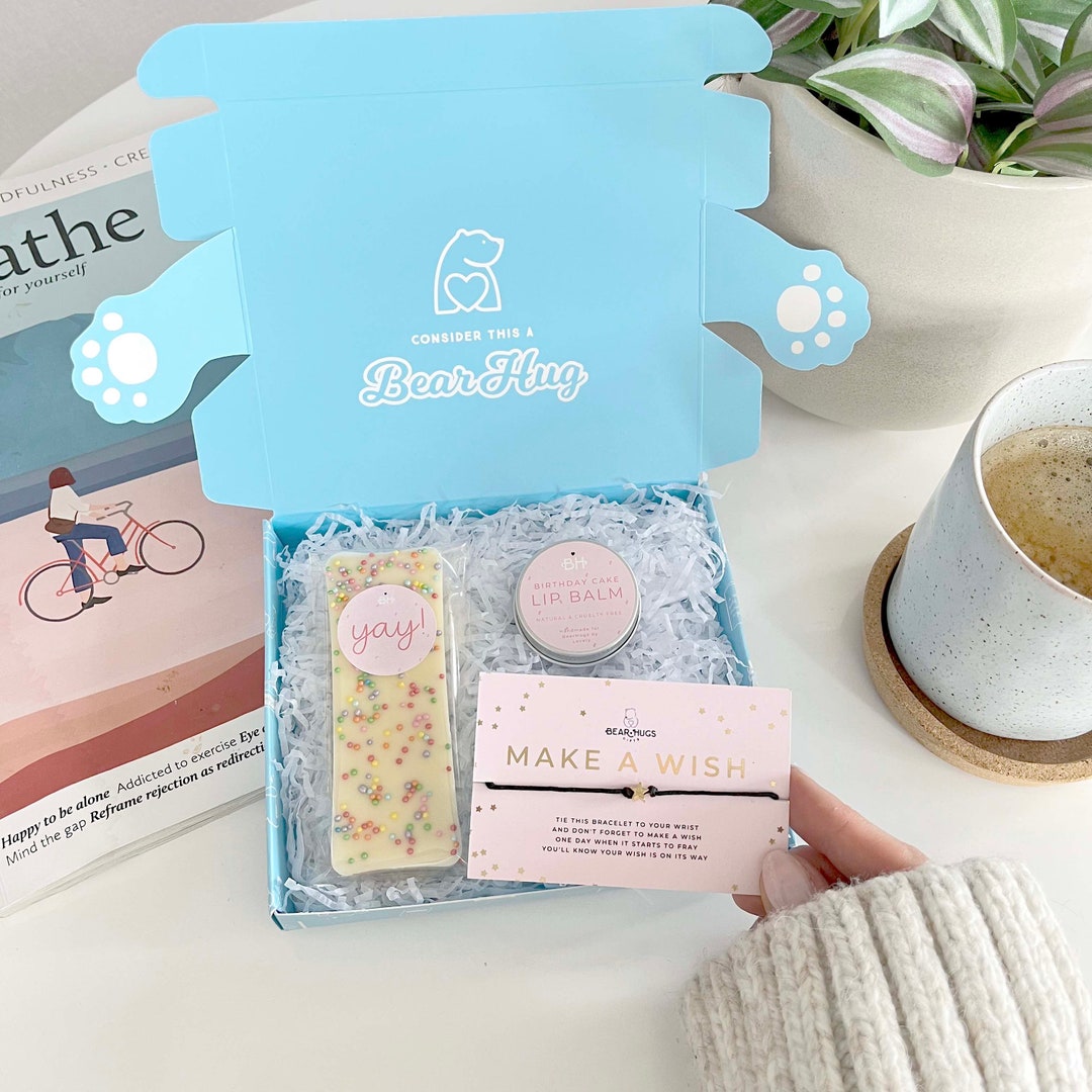 Make A Wish Birthday Letterbox Hug Box // Friendship Gift - Etsy UK